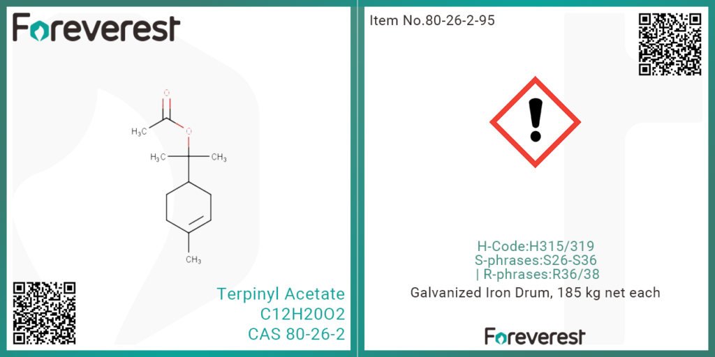 Terpinyl Acetate - Foreverest Resources Ltd