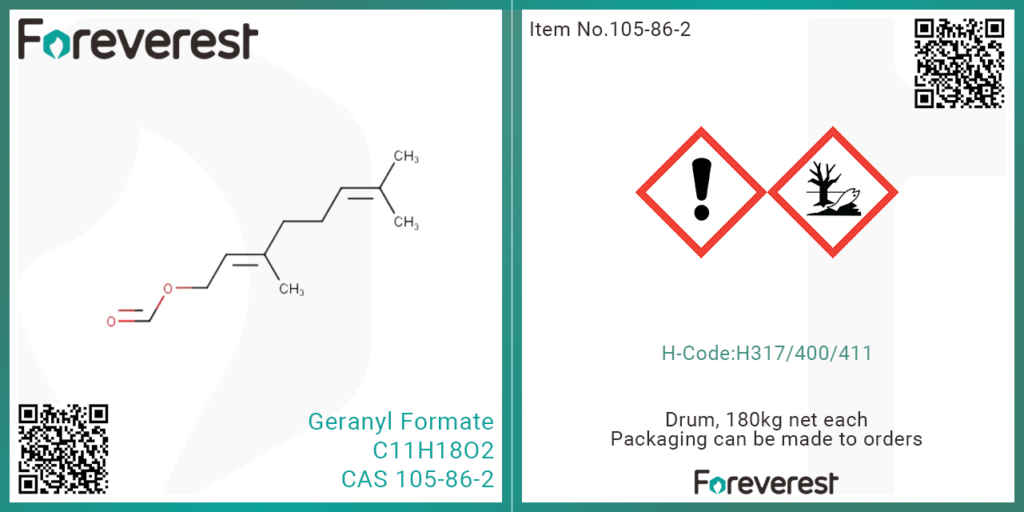 Geranyl Formate - Foreverest Resources Ltd